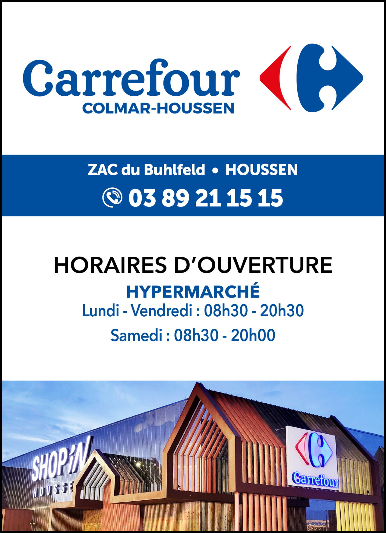 Carrefour Colmar-Houssen - Votre hypermarché à proximité